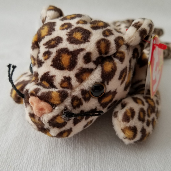 TY Original Wear | Other | Ty Beanie Babies Freckles The Leopard 466 ...